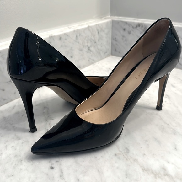 M. Gemi | Shoes | M Gemi Esatto 9mm Patent Leather Black Heel 375 ...